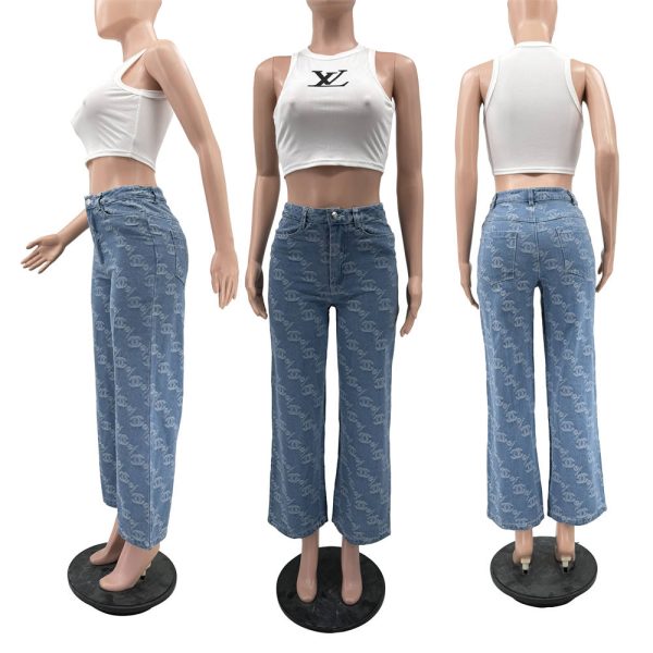 Wholesale jean pants for Women size:S-2XL YLD #C0243 – LuxIvory